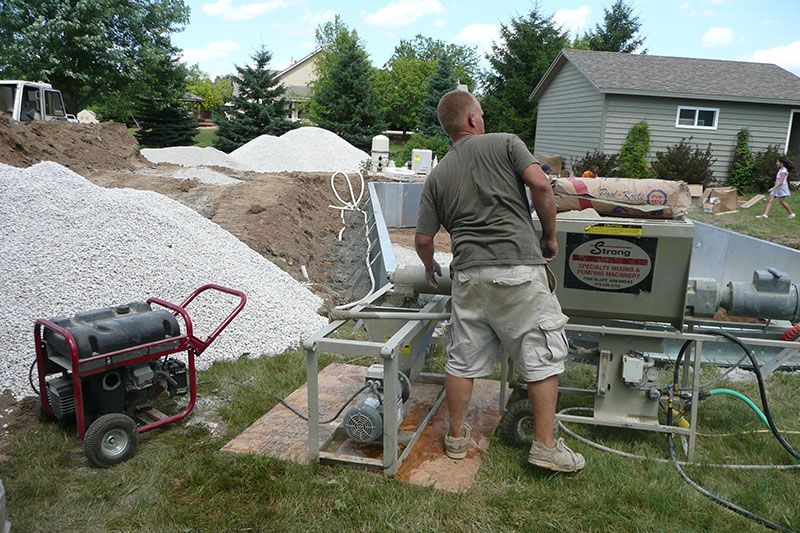 Strong Pool Krete Mixer & Pump – Vermiculite Pool Bottom - Penguin Pools